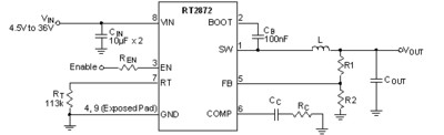 RT2853A/RT2853B - 3A, 18V, 650kHz, ACOT® Synchronous Step-Down Converter