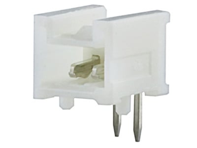 1.25mm Pitch, Micro-Lock Plus PCB Header, Single Row, Right-Angle, Through Hole, Tin-Bismuth Plating, Positive Lock, 4 Circuits, Natural (White)