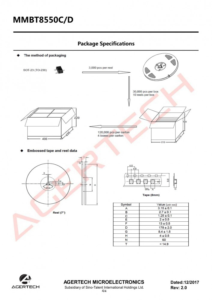 MMBT8550D datasheet page 4