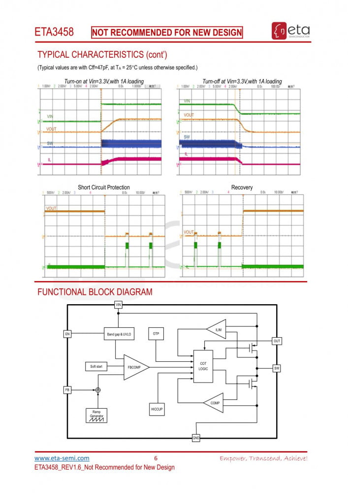 ETA3458FSG datasheet page 6