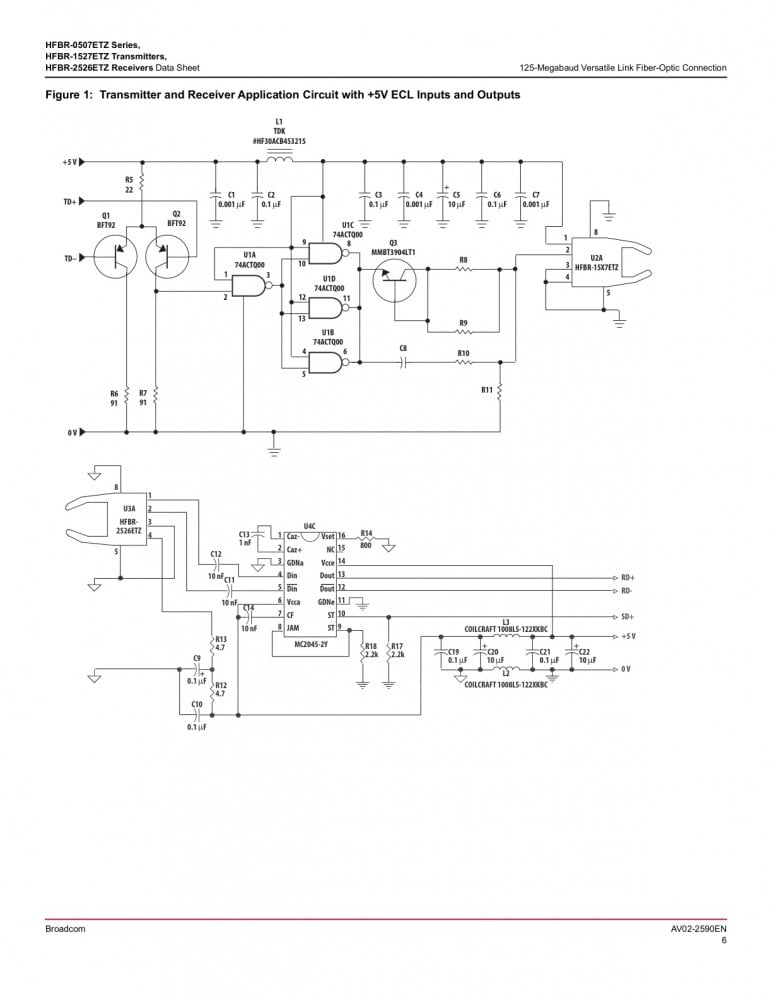 HFBR-1527ETZ datasheet page 6