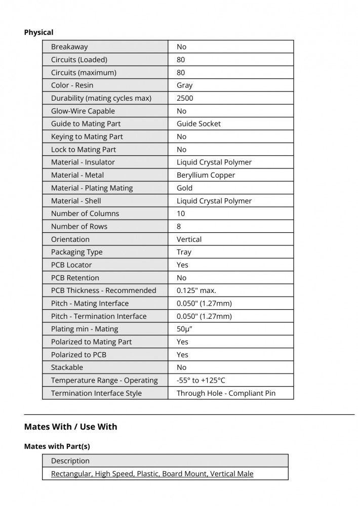 VSF-08-10-50-00-G technical document page 2