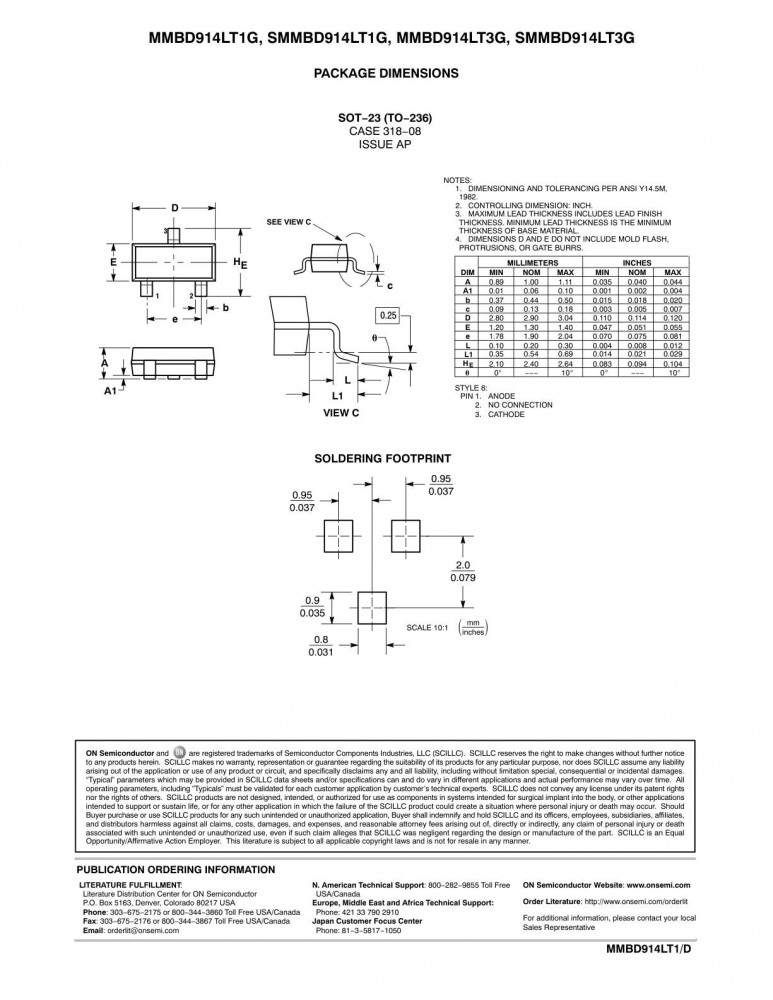 MMBD914LT1G datasheet page 4