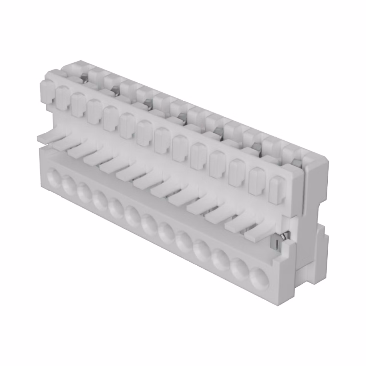 Appli-Mate RAST 2.5 IDT Housing, 5.00mm Pitch, Female, 7 Circuits, All Position Keys, Slotted Endwalls for sale