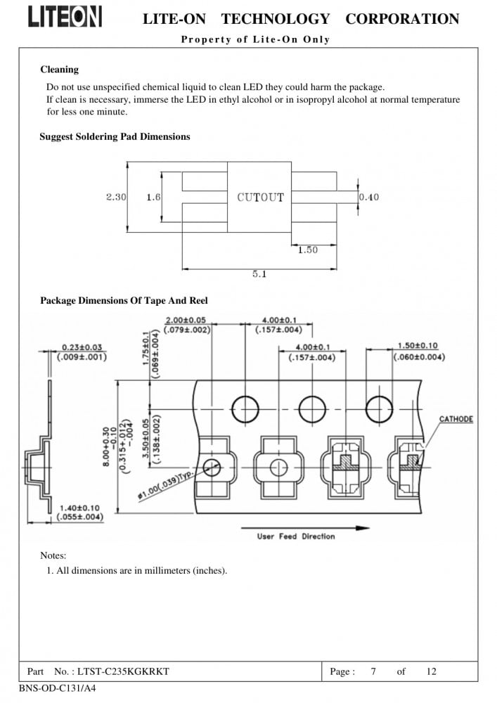 LTST-C235KGKRKT datasheet page 8