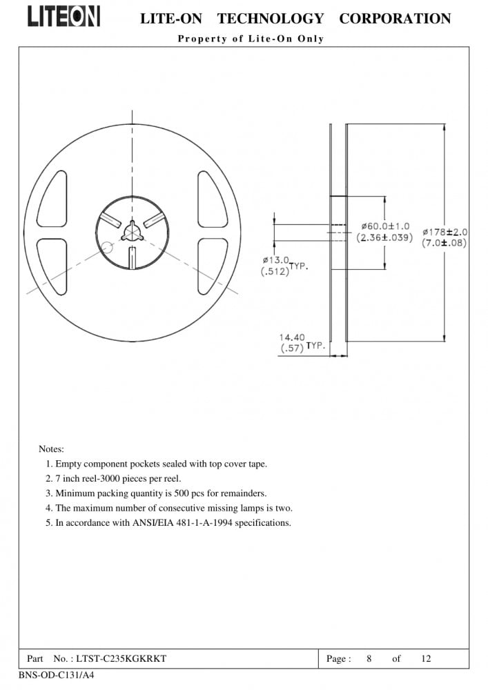 LTST-C235KGKRKT datasheet page 9