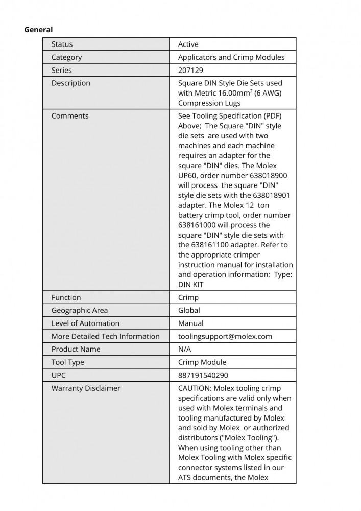 MOLEX 640080370 technical document page 2