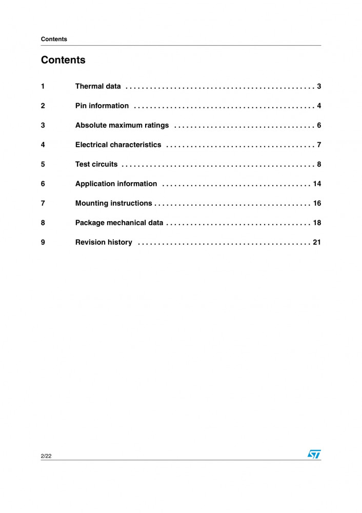 L6221AD013TR datasheet page 2