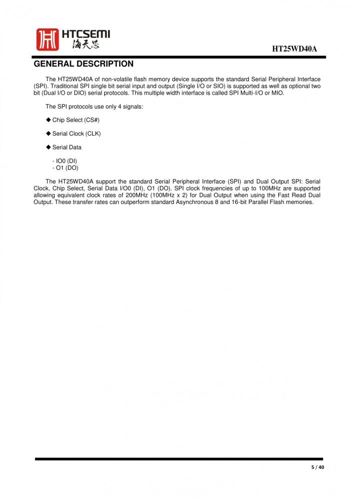 HT25WD40ARZ datasheet page 5