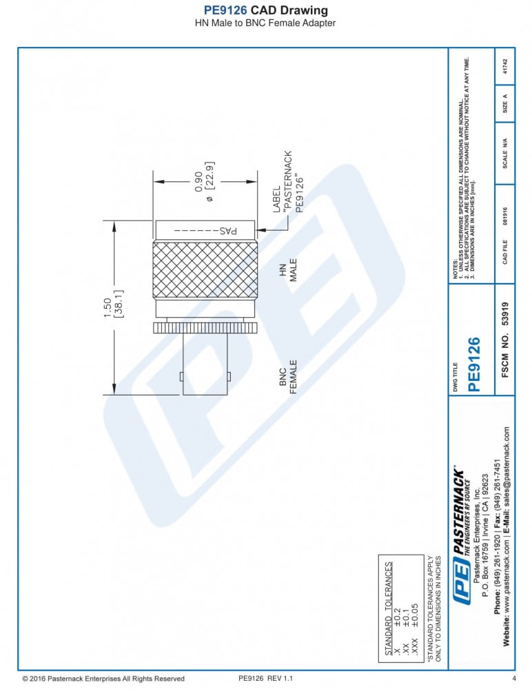 PE9126 technical document page 4