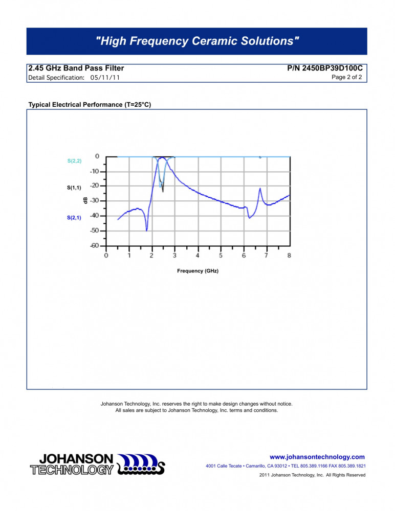 2450BP39D100C specification document page 2