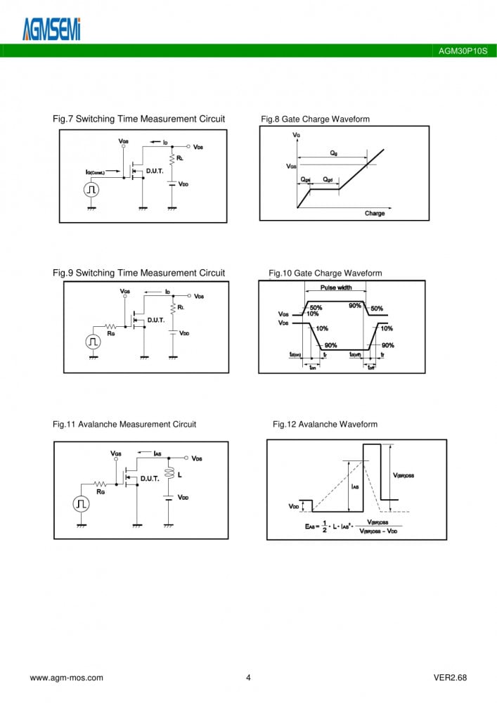 AGM30P10S datasheet page 4