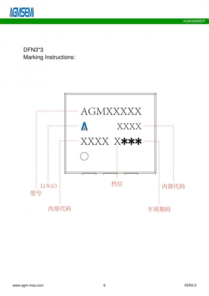 AGM306MDP datasheet page 6