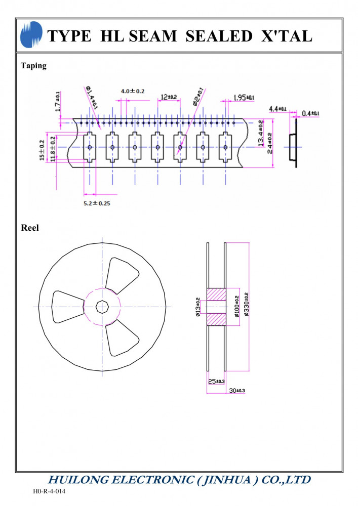 HB12000X002 taping and reel