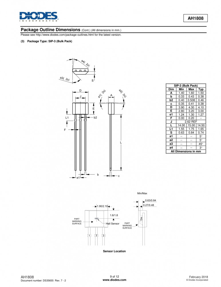 AH1808 datasheet page 9