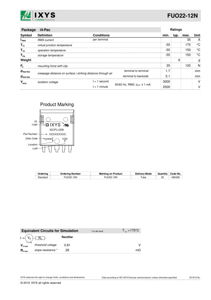 FUO22-12N technical document page 3