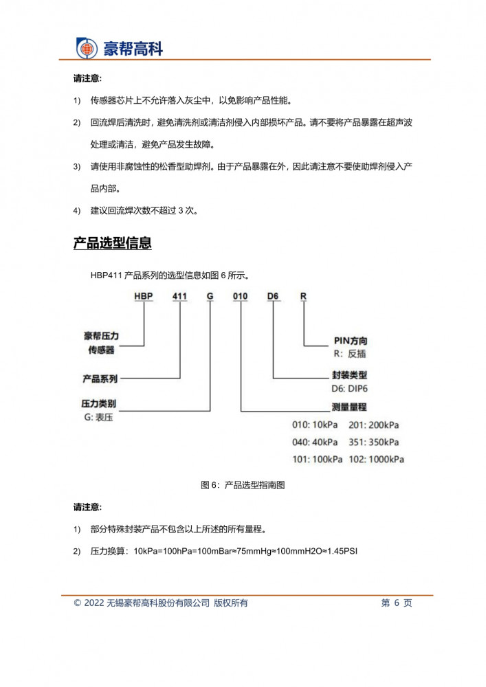 HBP411 datasheet page 6