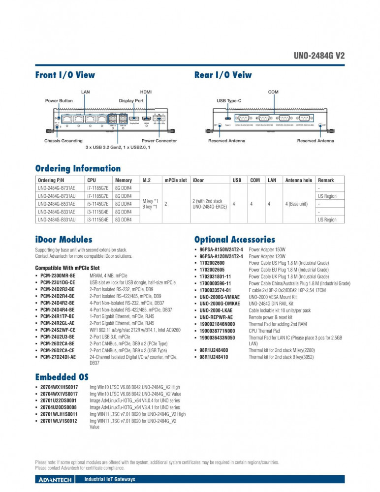 UNO-2484G V2 document page 3