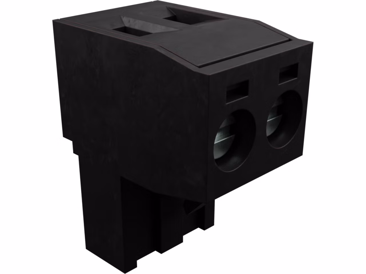 5.08mm Pitch Eurostyle Horizontal Plug, with Standard Imprinting, Gold (Au) Plated, Black, 2 Circuits for sale