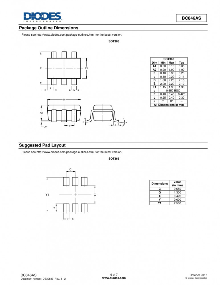 BC846AS-7 datasheet page 6