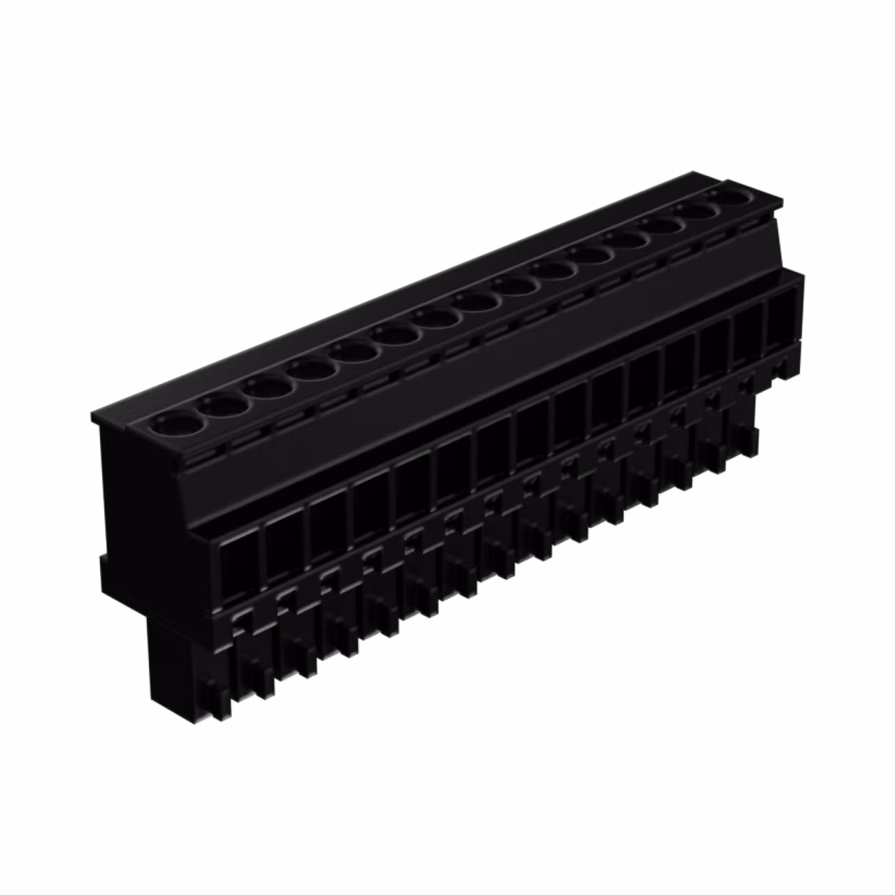 3.50mm Pitch Eurostyle Vertical Plug, Front Wire Entry, 15 Circuits for sale