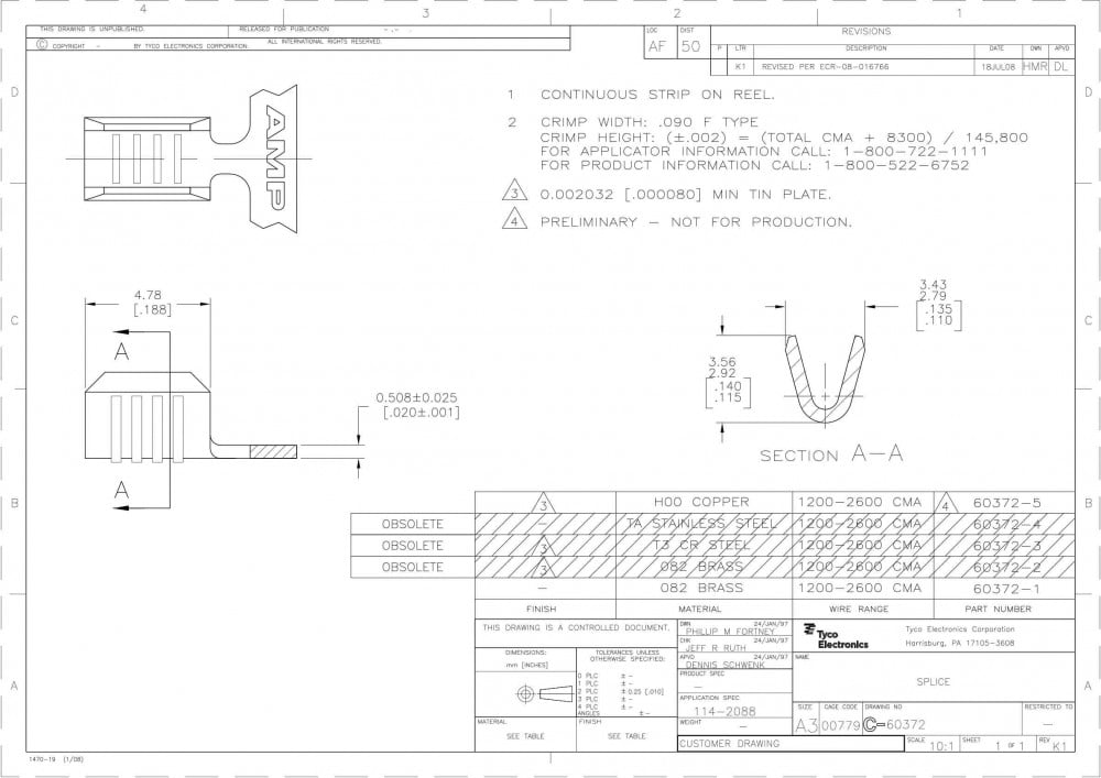 TE Connectivity 60372-1 technical drawing preview