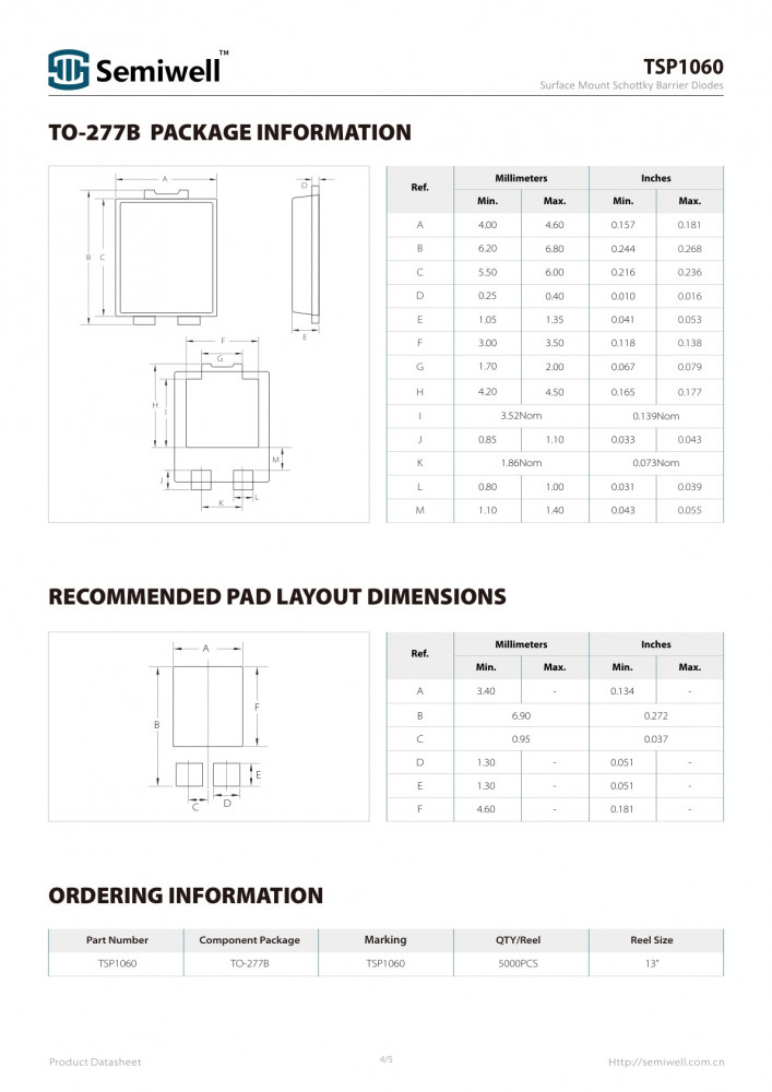 TSP1060 datasheet page 4