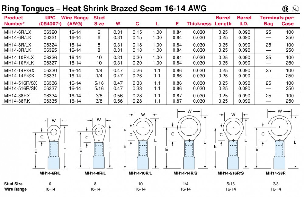 3M MH14-38RK technical document visual reference