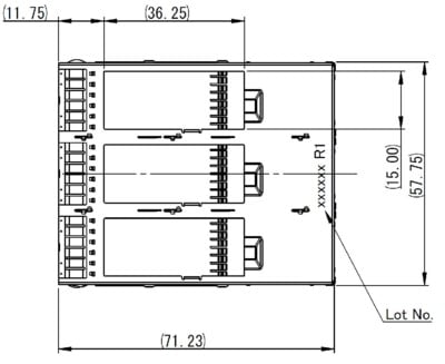 Yamaichi Electronics CN174A-076-0004 Edgeboard Connector for sale