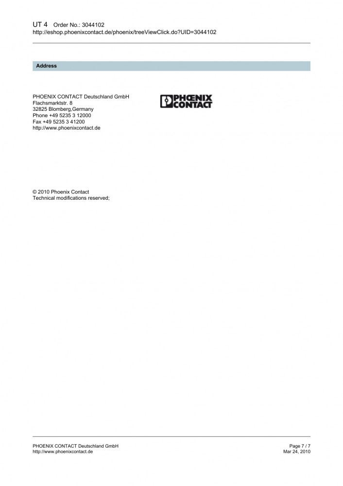 Phoenix Contact 3044102 product reference
