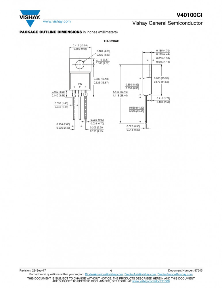 V40100CI-M3/P datasheet page 4
