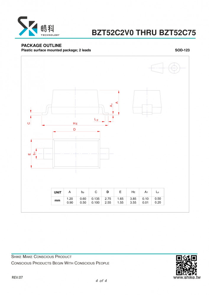 BZT52C3V9 datasheet page 4