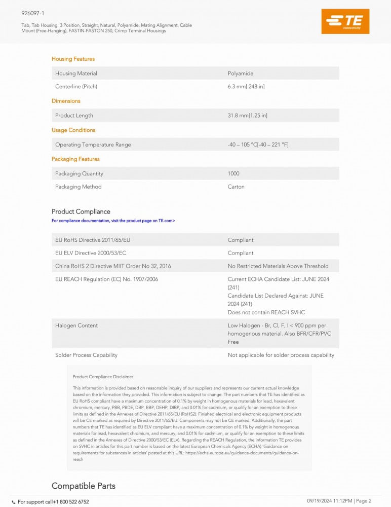 926097-1 technical document page 2