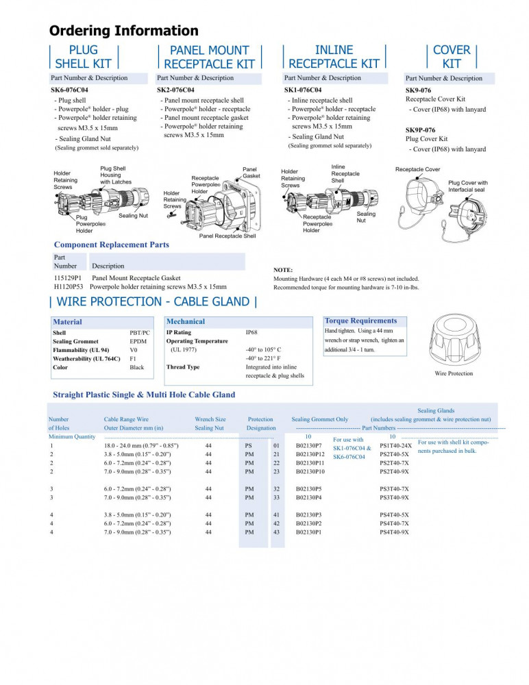 Anderson Power SPEC Pak Mid Power document page 6