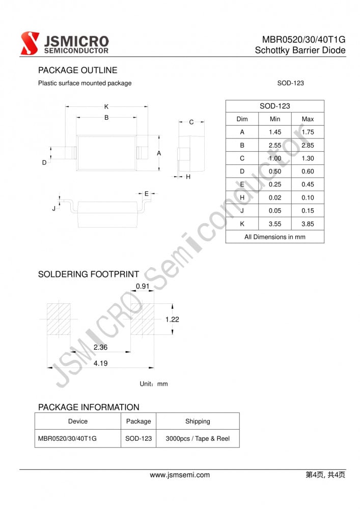 MBR0520T1G-JSM datasheet page 4