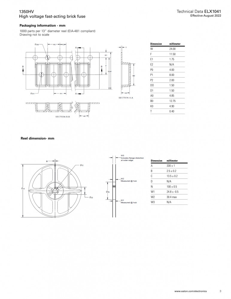 TR-1350HV2-R datasheet page 3