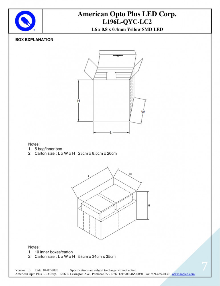 L196L-QYC-LC2 datasheet page 7