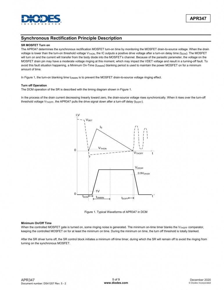 APR347W6-7 datasheet page 5