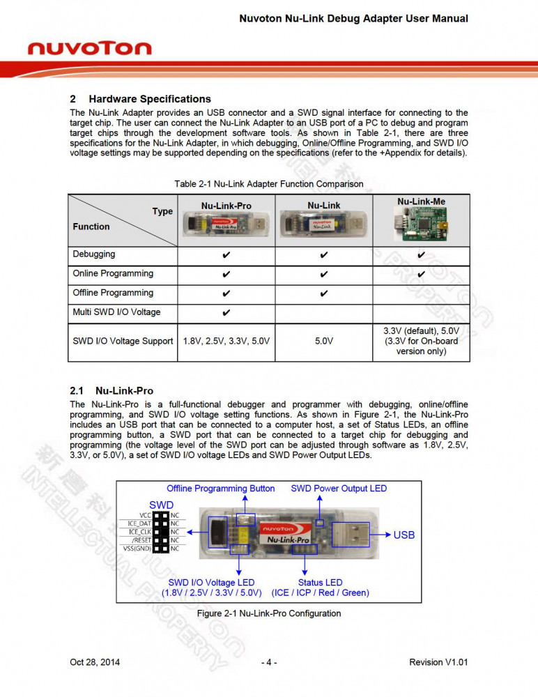 Nu-Link documentation page 4