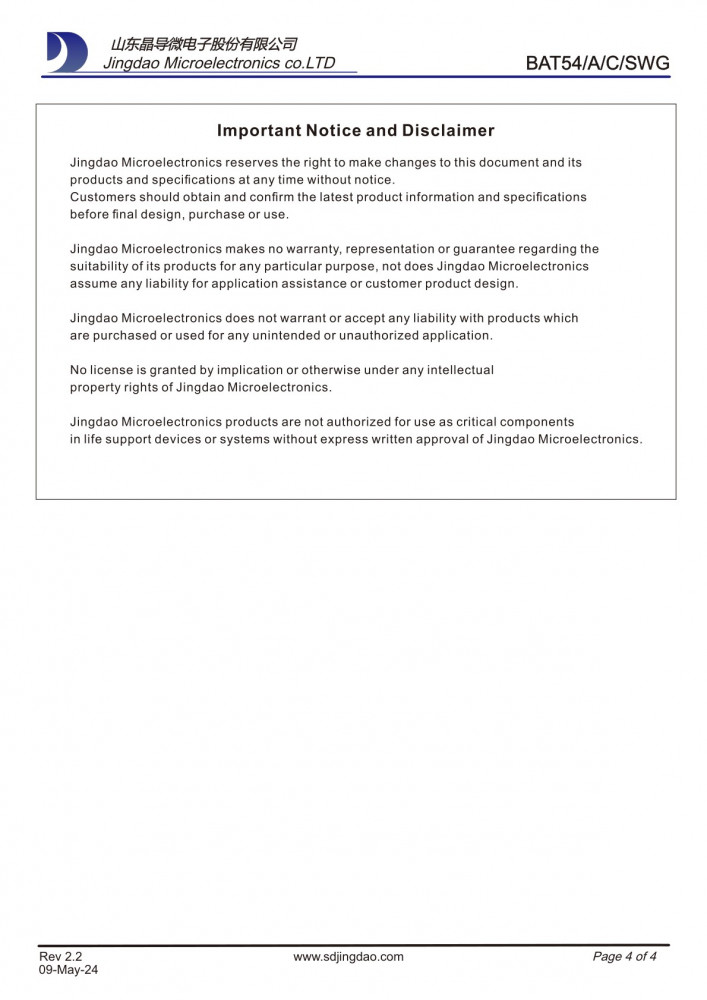 BAT54SWG datasheet page 4