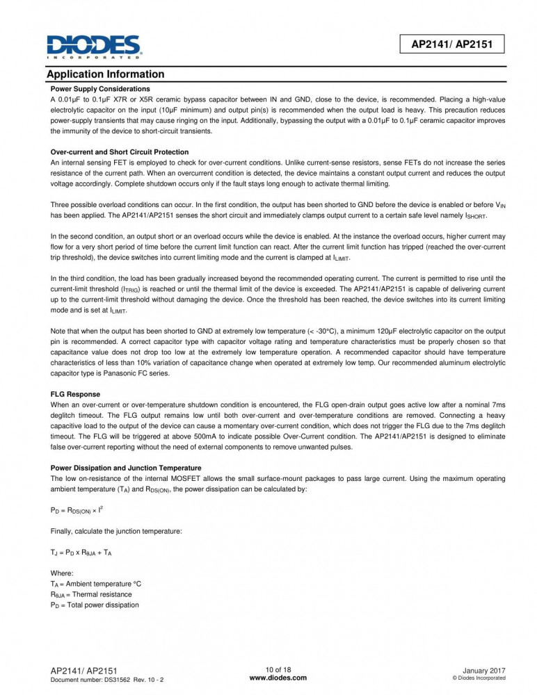 AP2151SG-13 technical document page 10