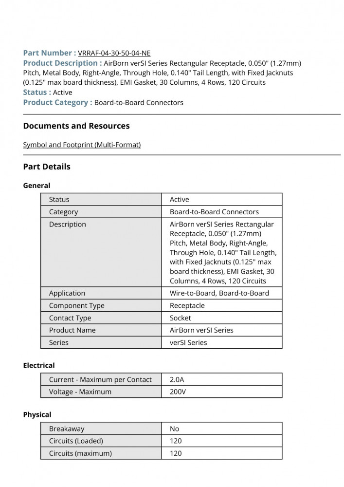 VRRAF-04-30-50-04-NE product document page 1