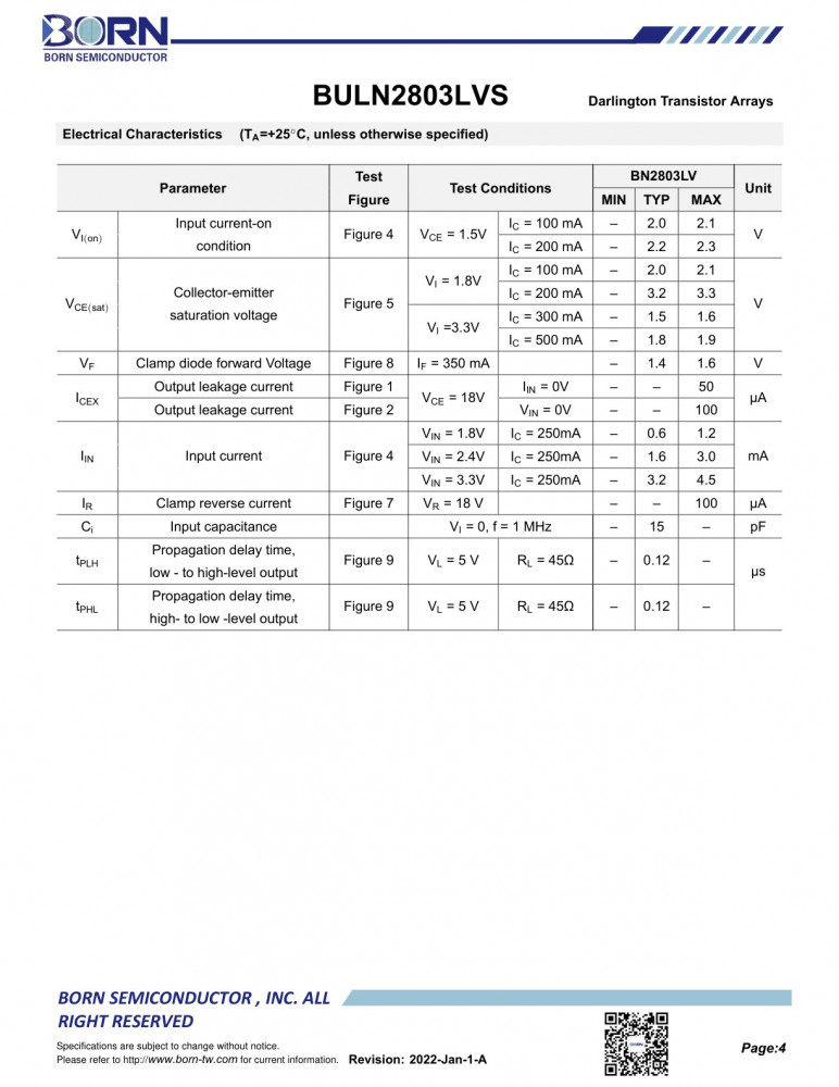 BULN2803LVS datasheet page 4