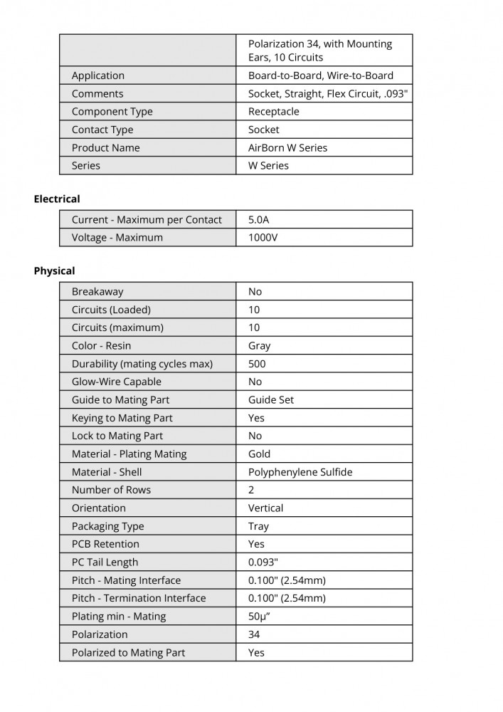 WTB10SAF6SY-34 technical document image 2