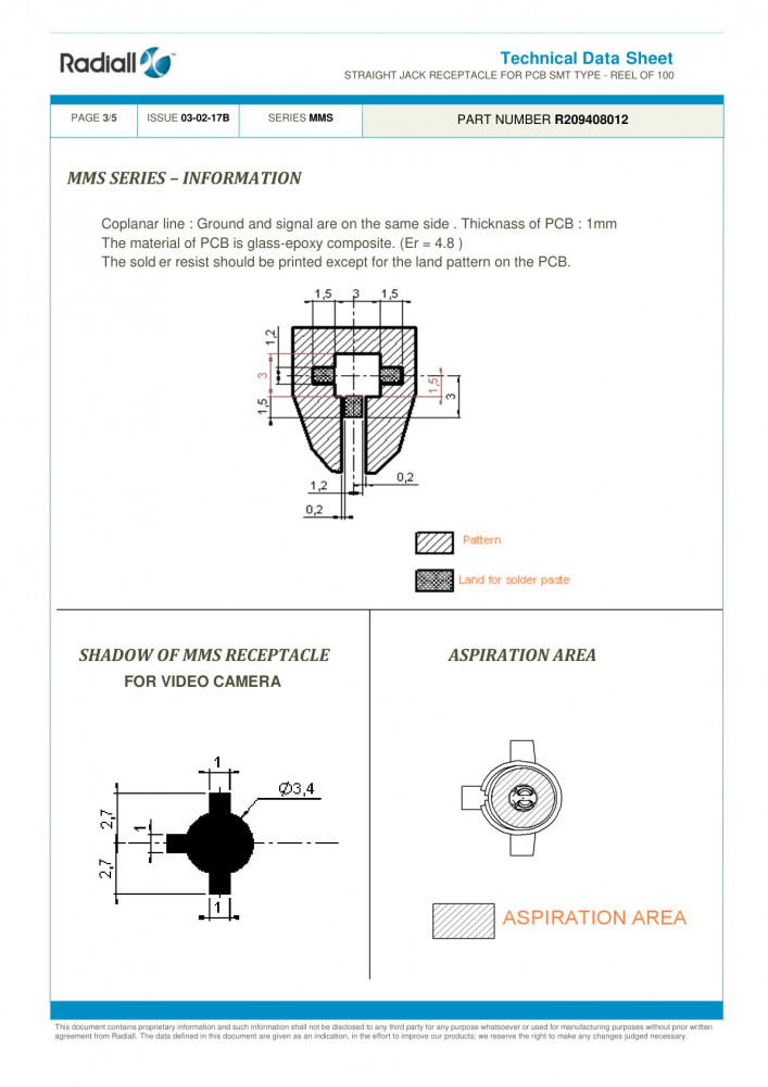 Radiall R209408012 datasheet, page 3