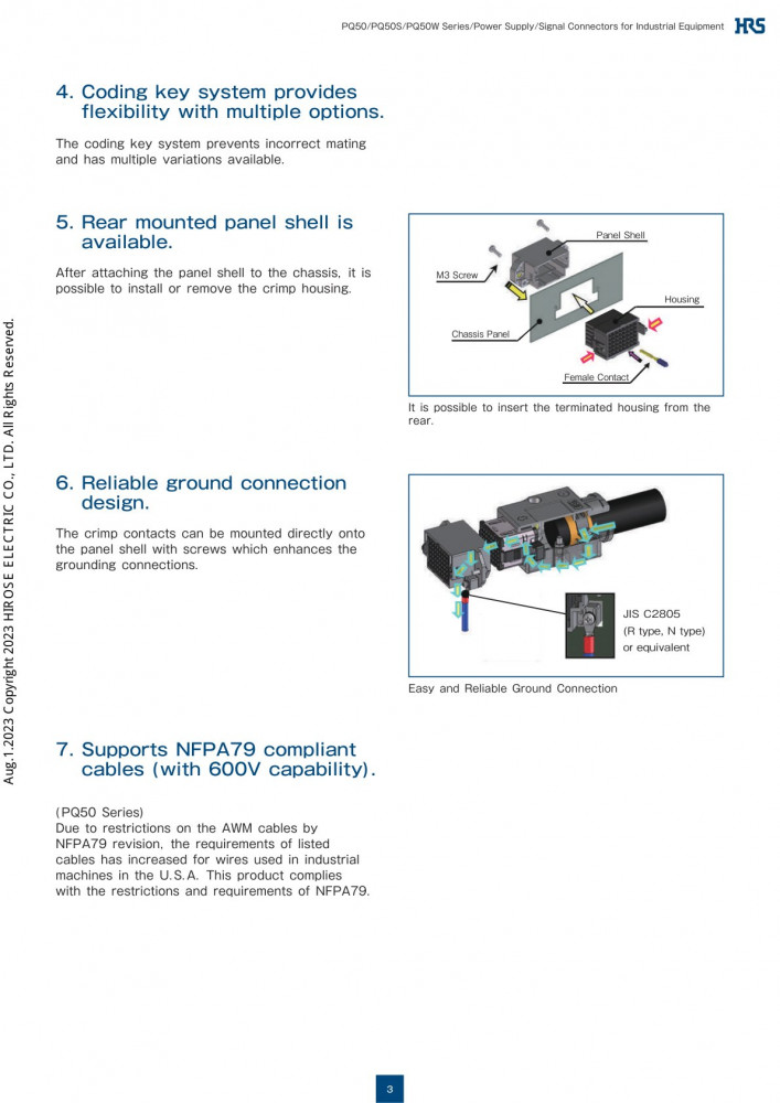 HRS PQ50W document page 3