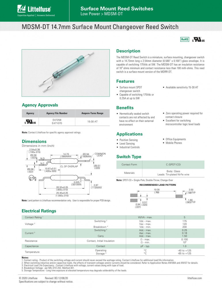 MDSM-DTR-20-25 technical document page 1