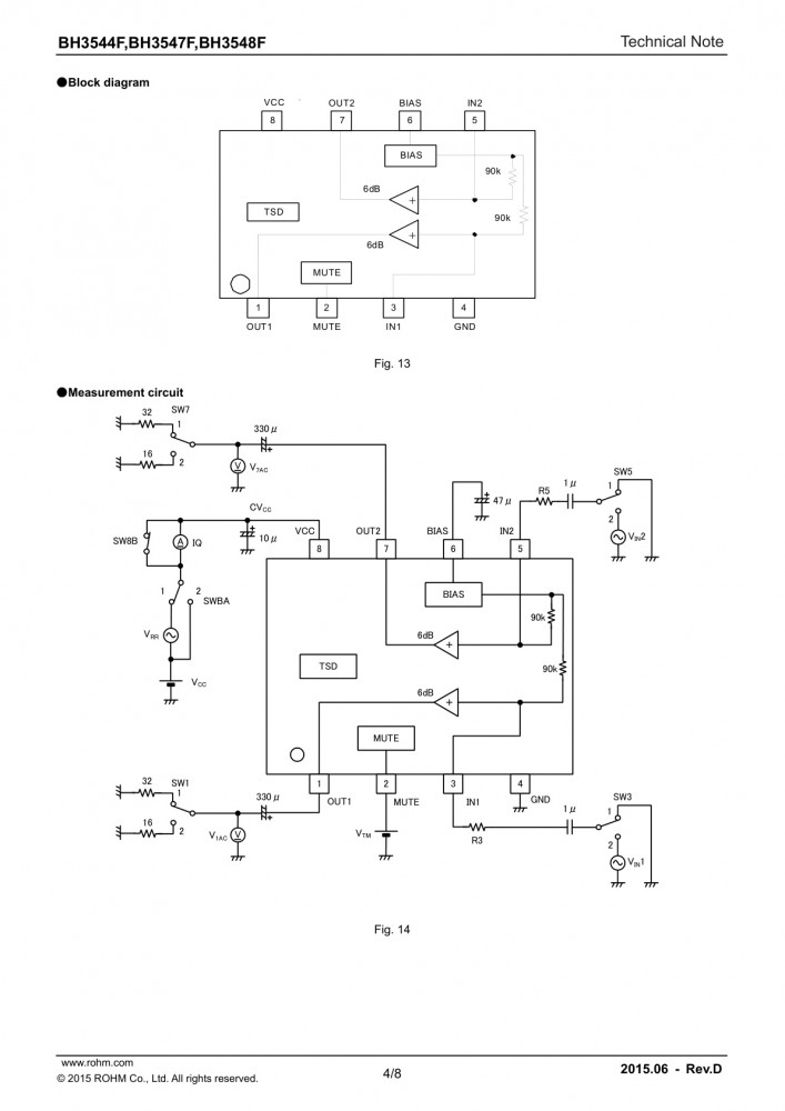 BH3547F-E2 datasheet page 4
