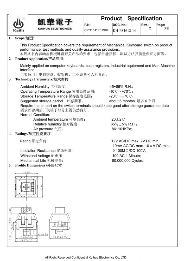 CPG1511F01S04 datasheet page 4
