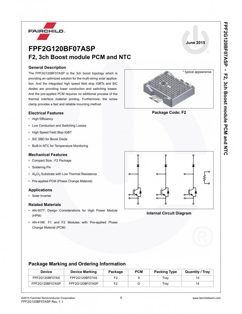 FPF2G120BF07ASP datasheet page 1